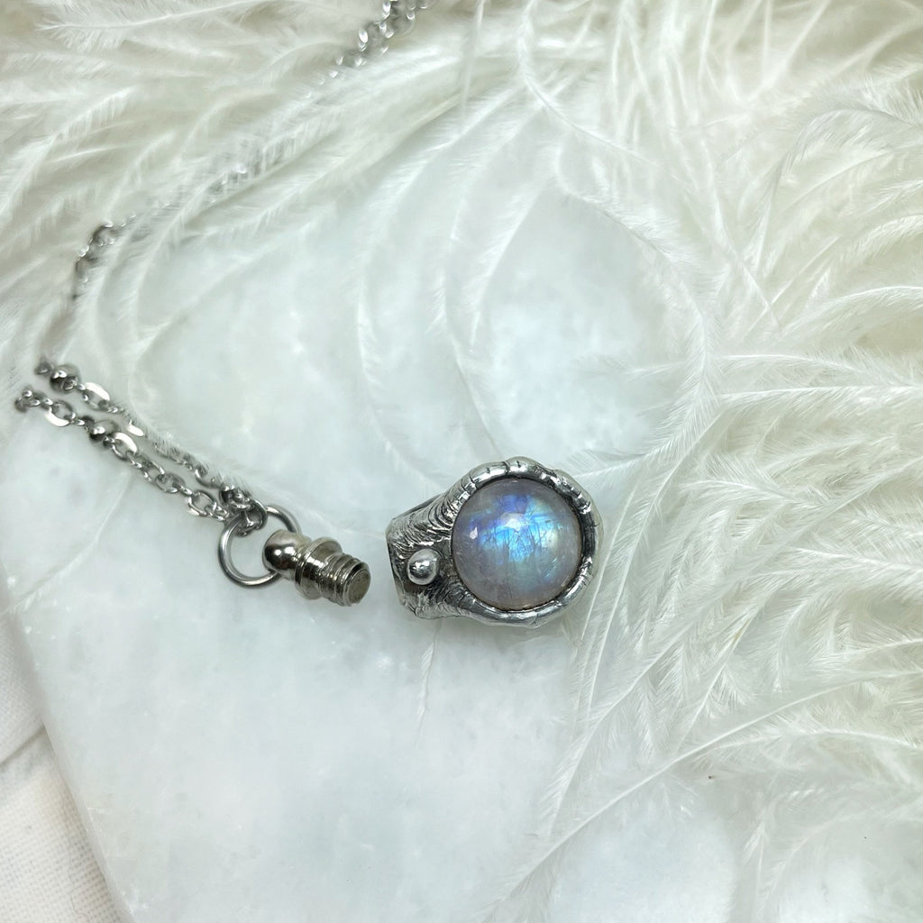 Moonstone Urn Necklace | Sacred Spirit Relics