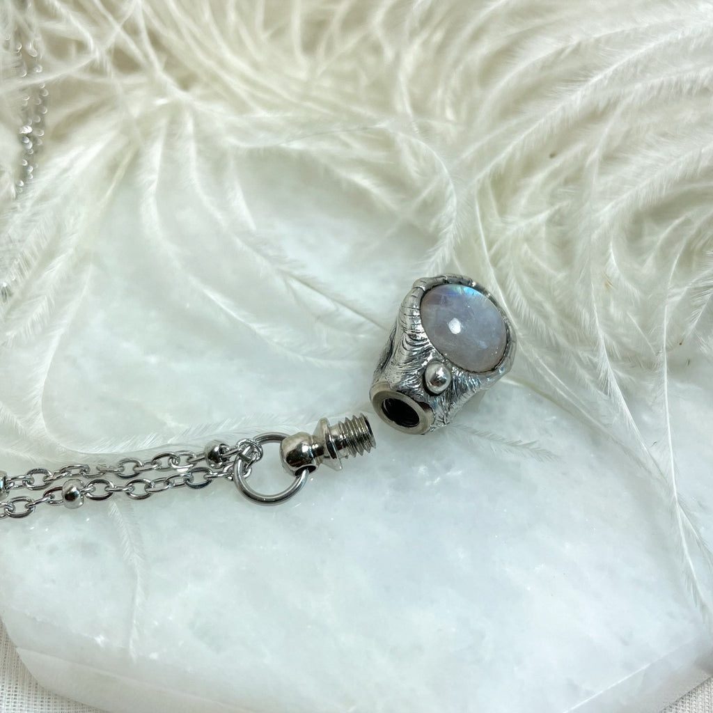 Moonstone Urn Necklace | Sacred Spirit Relics