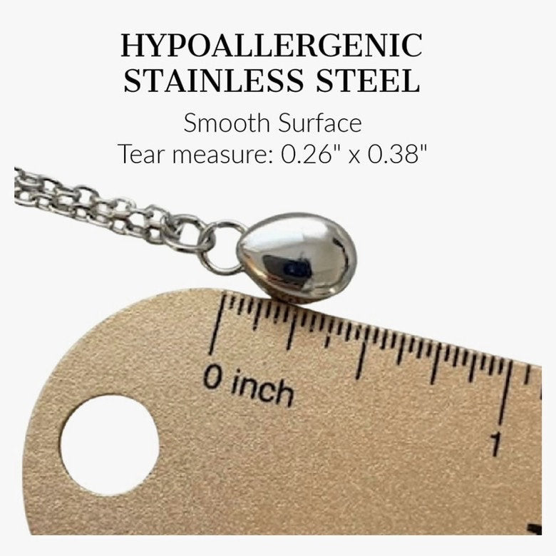 Silver Tear Urn Necklace | Sacred Spirit Relics